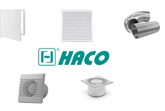 HACO - dvířka, větrací mřížky, ventilační systém Vyberte si z 24 ...